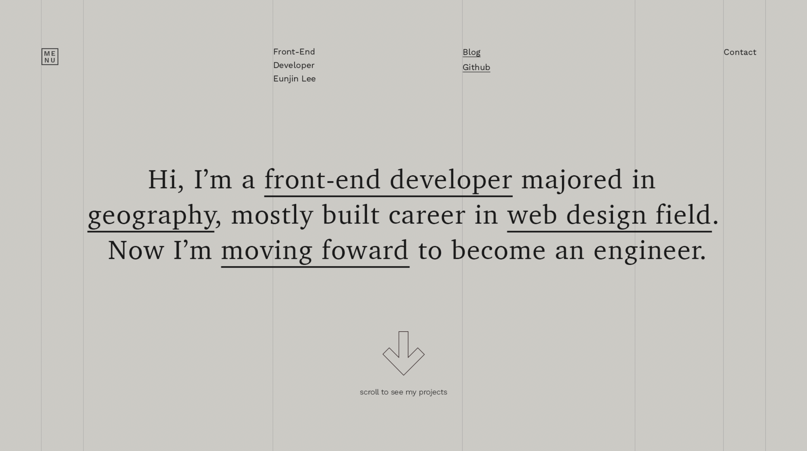 Html Css Javascript 개인 포트폴리오 사이트 만들기 1 Ui 디자인
